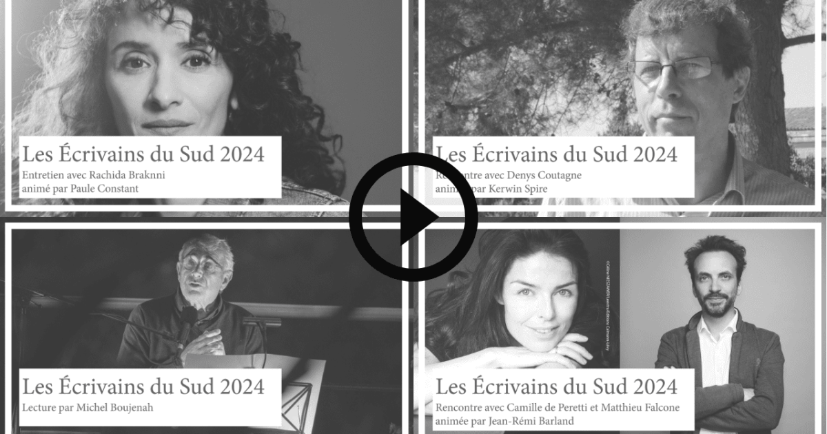 Festival des Ecrivains du Sud 2024 - La Manufacture Aix en Provence
